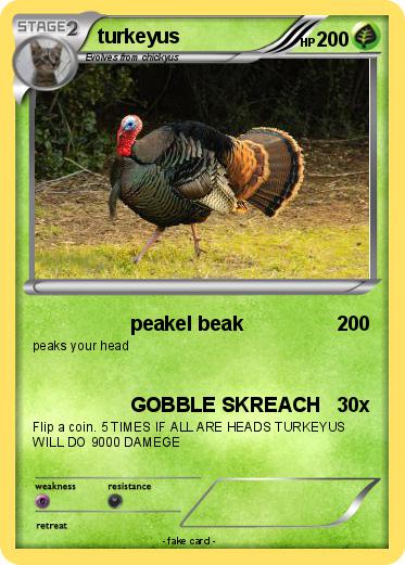 Pokémon turkeyus - peakel beak - My Pokemon Card