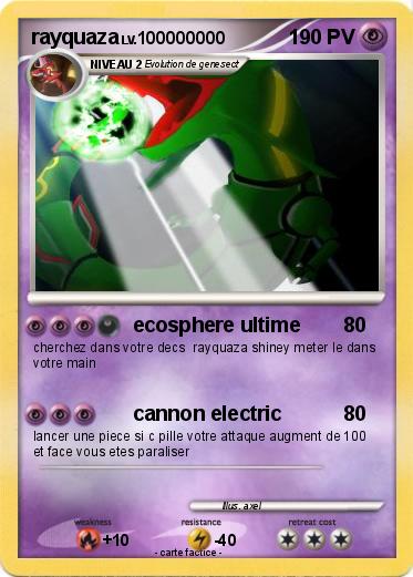 Pokémon rayquaza 1959 1959 - ecosphere ultime - Ma carte Pokémon