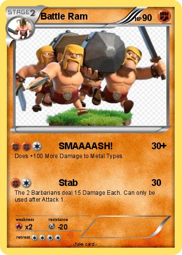 Pokémon Battle Ram 2 2 - SMAAAASH! - My Pokemon Card