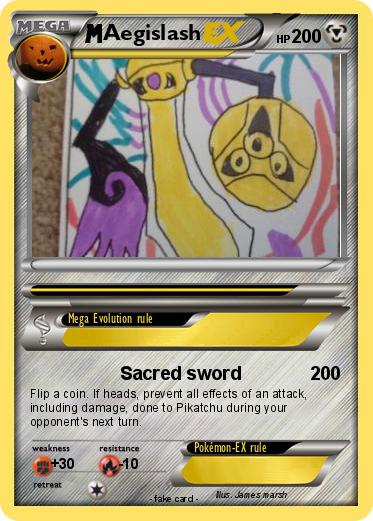 Pokémon Aegislash 96 96 - Sacred sword - My Pokemon Card