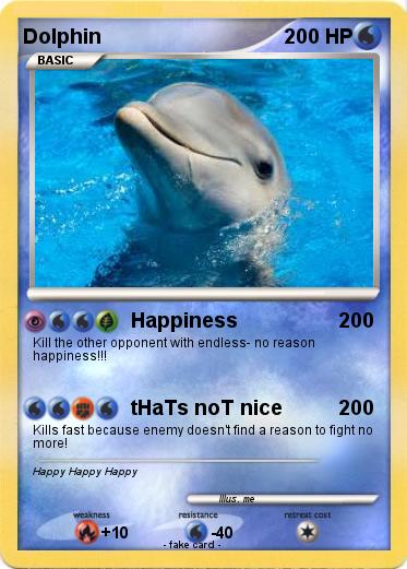 Pokémon Dolphin 204 204 - Happiness - My Pokemon Card