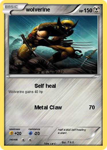 Pokémon wolverine 430 430 - Self heal - My Pokemon Card