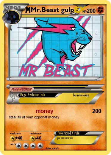 Pokémon Mr Beast gulp - money - My Pokemon Card