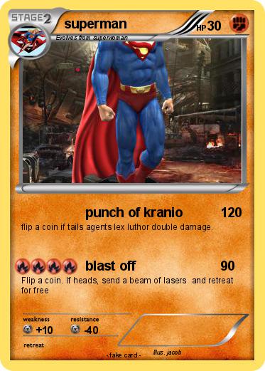Pokémon superman 679 679 - punch of kranio - My Pokemon Card