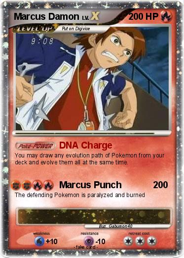 Pokémon Marcus Damon 2 2 - DNA Charge - My Pokemon Card