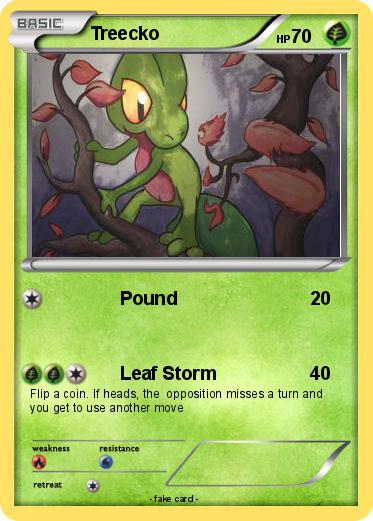 Pokémon Treecko 167 167 - Pound - My Pokemon Card