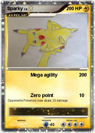 Pokémon Sparky 200 200 - Mega agility - My Pokemon Card