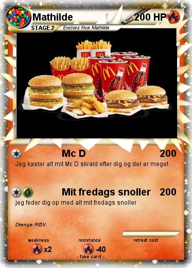 Pokémon Mathilde 84 84 - Mc D - My Pokemon Card