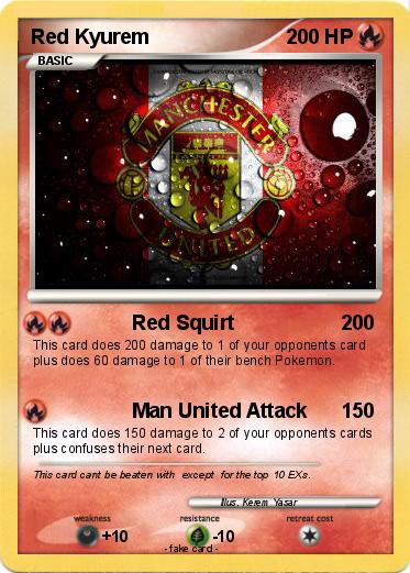 Pokémon Red Kyurem 10 10 - Red Squirt - My Pokemon Card