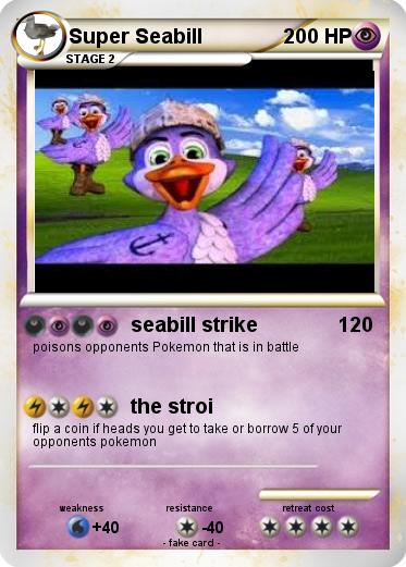Pokémon Super Seabill - seabill strike - My Pokemon Card