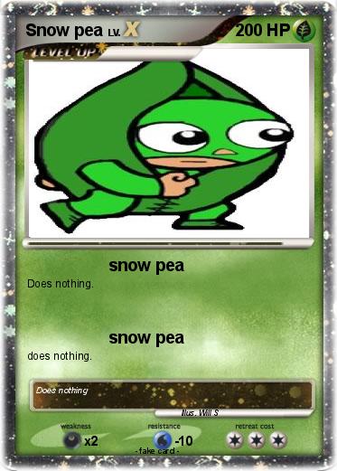 Pokémon Snow pea 15 15 - snow pea - My Pokemon Card