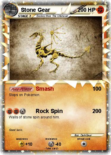 Pokémon Stone Gear - Smash - My Pokemon Card