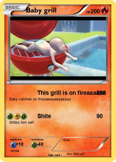 Pokémon Baby grill - This grill is on fireaaaaaa - My Pokemon Card