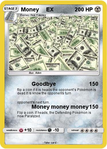 Pokémon Money EX 6 6 - Goodbye - My Pokemon Card