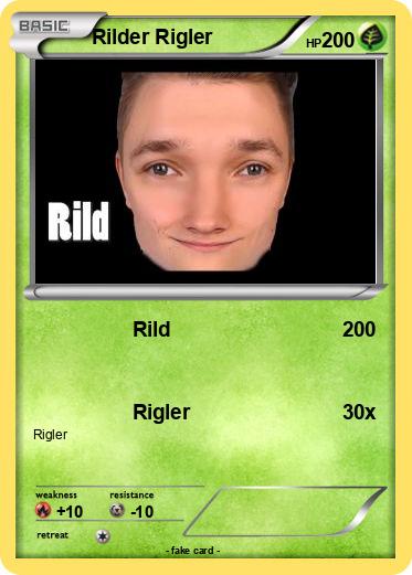 Pokémon Rilder Rigler - Rild - My Pokemon Card