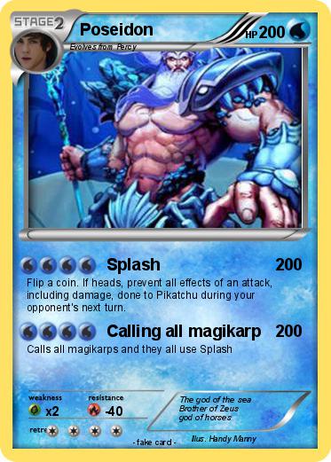 Pokémon Poseidon 683 683 - Splash - My Pokemon Card