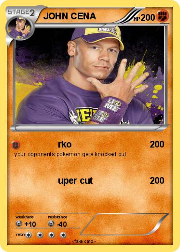 Pokémon JOHN CENA 2854 2854 - rko - My Pokemon Card