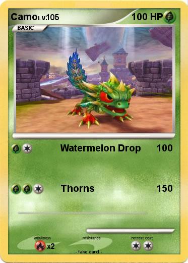 Pokémon Camo 384 384 - Watermelon Drop - My Pokemon Card