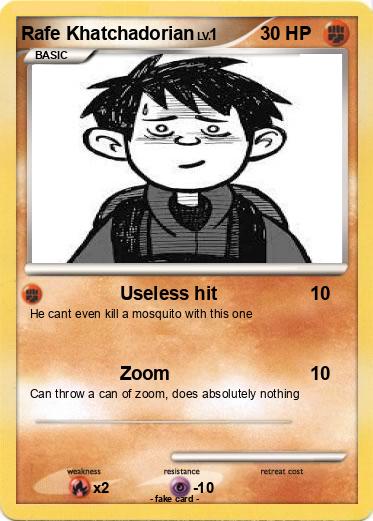 Pokémon Rafe Khatchadorian 3 3 - Useless hit - My Pokemon Card