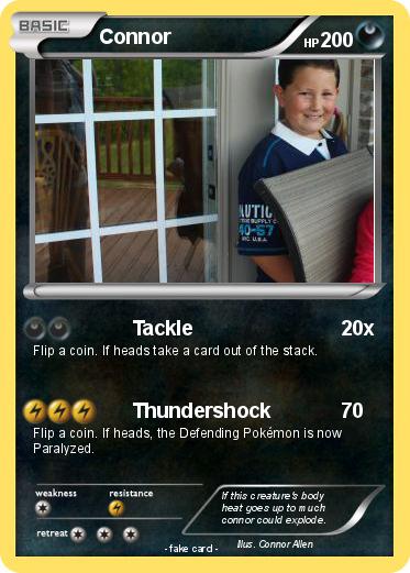 Pokémon Connor 677 677 - Tackle - My Pokemon Card