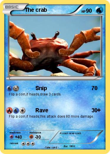 Pokémon The crab 2 2 - Snip - My Pokemon Card