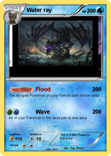 Pokémon Water ray 1 1 - Flood - My Pokemon Card