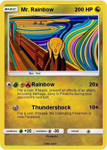 Pokémon Mr Rainbow 7 7 - Rainbow - My Pokemon Card