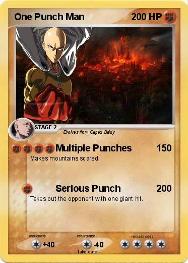 Pokémon One Punch Man 4 4 - Multiple Punches - My Pokemon Card