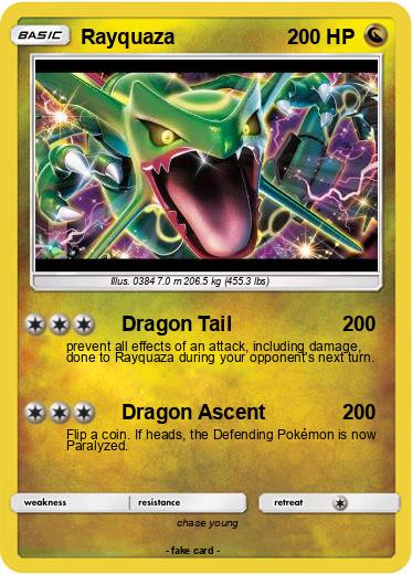 Pokémon Rayquaza 9169 9169 - Dragon Tail - My Pokemon Card
