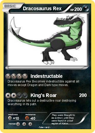 Pokémon Dracosaurus Rex - Indestructable - My Pokemon Card