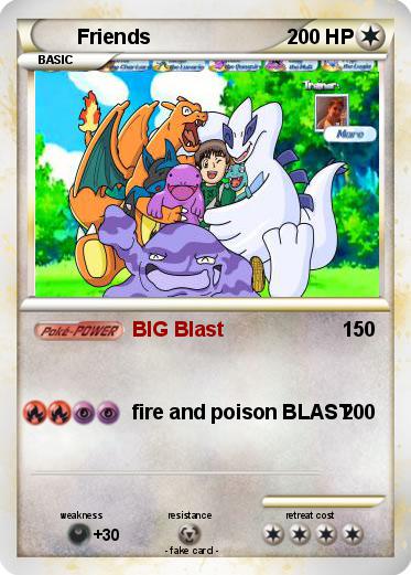 Pokémon Friends 128 128 - BIG Blast - My Pokemon Card