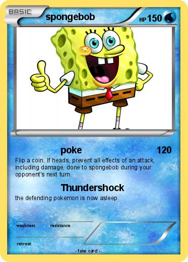 Pokémon spongebob 2689 2689 - poke - My Pokemon Card