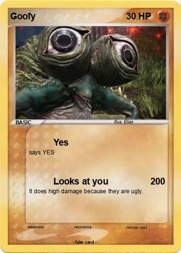 Pokémon Goofy 664 664 - Yes - My Pokemon Card