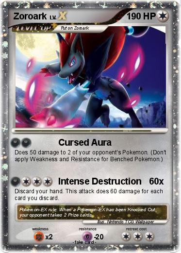 Pokémon Zoroark 2017 2017 - Cursed Aura - My Pokemon Card