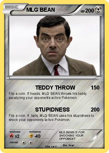 Pokémon MLG BEAN 1 1 - TEDDY THROW - My Pokemon Card