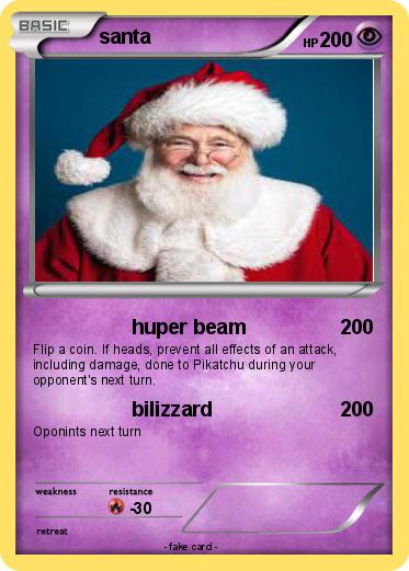 Pokémon santa 985 985 - huper beam - My Pokemon Card