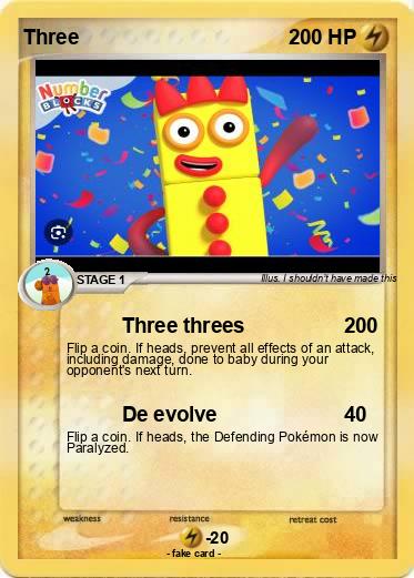 Pokémon Three 360 360 - Three threes - My Pokemon Card