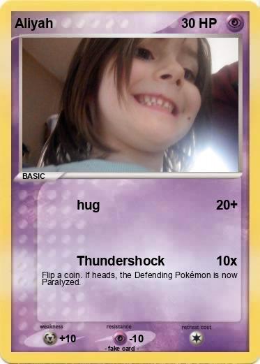 Pokémon Aliyah 16 16 - hug - My Pokemon Card