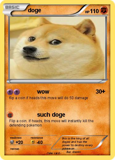 Pokémon doge 2295 2295 - wow - My Pokemon Card