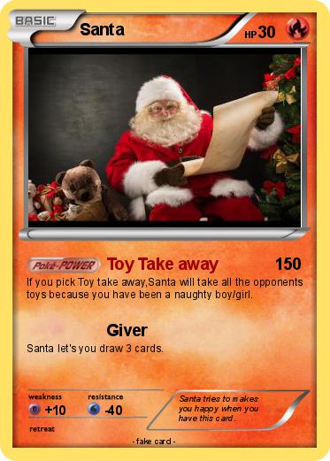 Pokémon Santa 973 973 - Toy Take away - My Pokemon Card