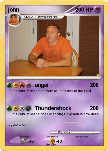 Pokémon john 3654 3654 - anger - My Pokemon Card
