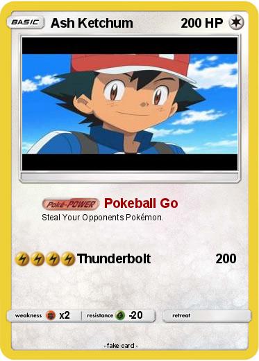 Pokémon Ash Ketchum 410 410 - Pokeball Go - My Pokemon Card