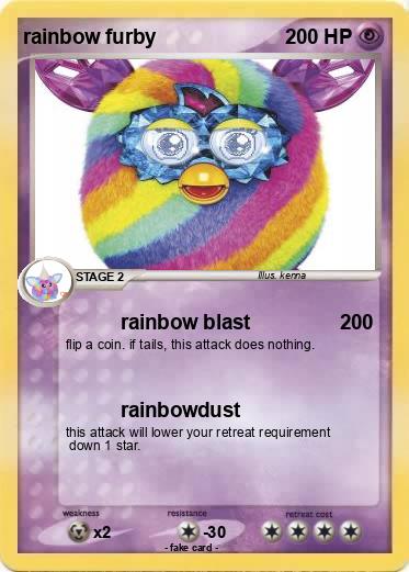 Pokémon rainbow furby - rainbow blast - My Pokemon Card