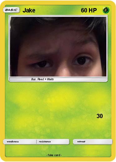 Pokémon Jake 1886 1886 - My Pokemon Card