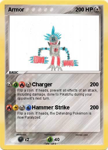 Pokémon Armor 88 88 - Charger - My Pokemon Card