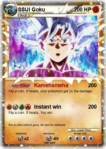 Pokémon SSUI Goku - Kamehameha - My Pokemon Card