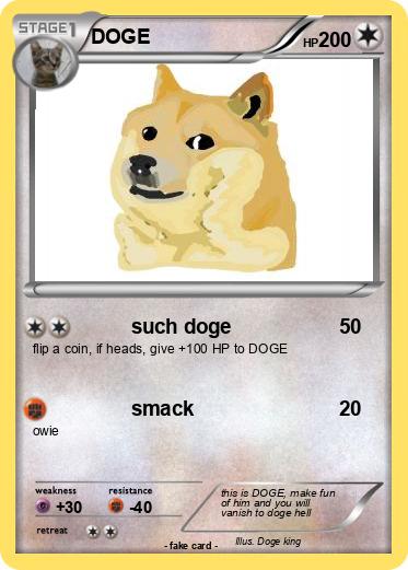 Pokémon DOGE 4190 4190 - such doge - My Pokemon Card