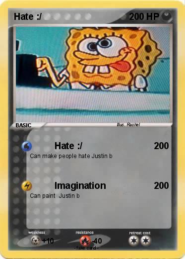 Pokémon Hate 84 84 - Hate :/ - My Pokemon Card