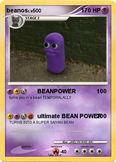 Pokémon beanos 43 43 - BEANPOWER - My Pokemon Card