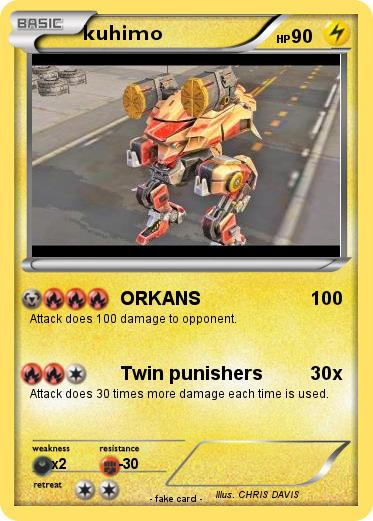 Pokémon kuhimo - ORKANS - My Pokemon Card